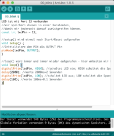 01 – Das erste Programm! | Arduinoob