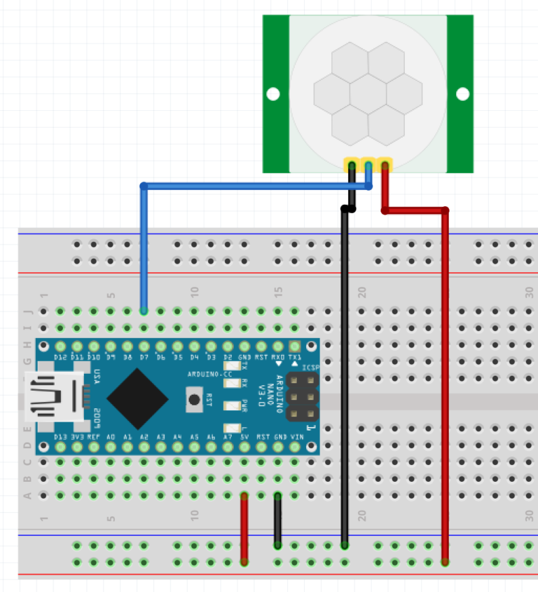 Bewegungsmelder verwenden | Arduinoob